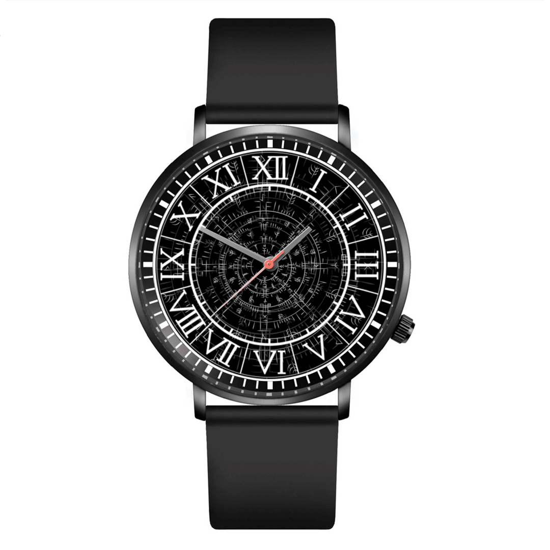 Viking Style Black Watch - Viking Compass Black Watch A35 | Viking Style