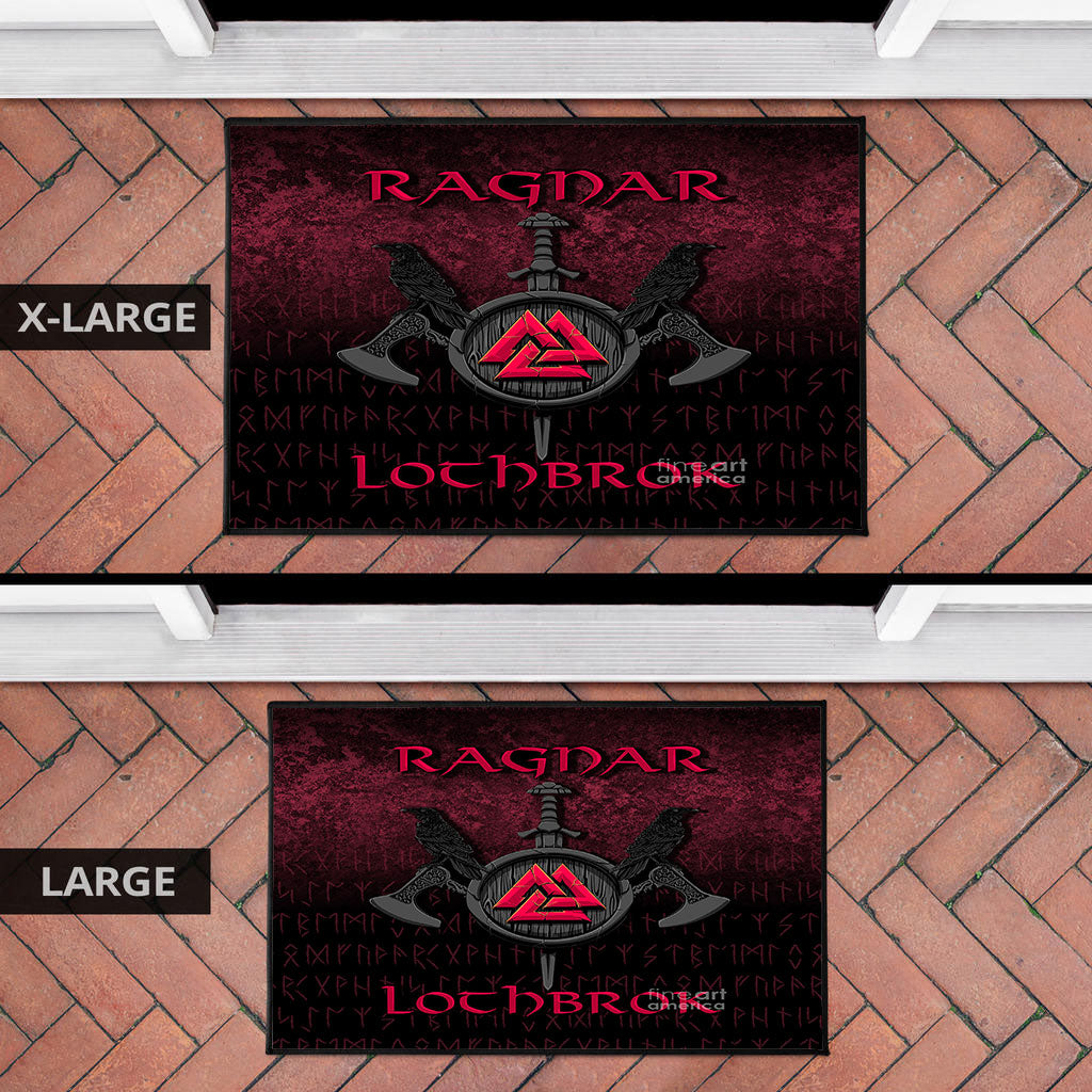 VikingStyle Door Mat - Ragnar Lothbrok - Ragnar Lodbrok - Viking Warri ...