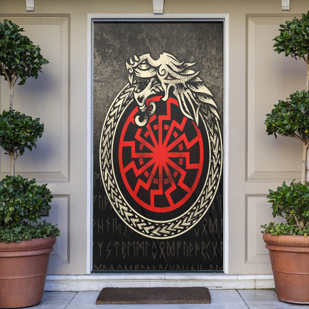 VikingStyle Door Sock -Viking Jormungandr Symbol Midgard Serpent Child ...