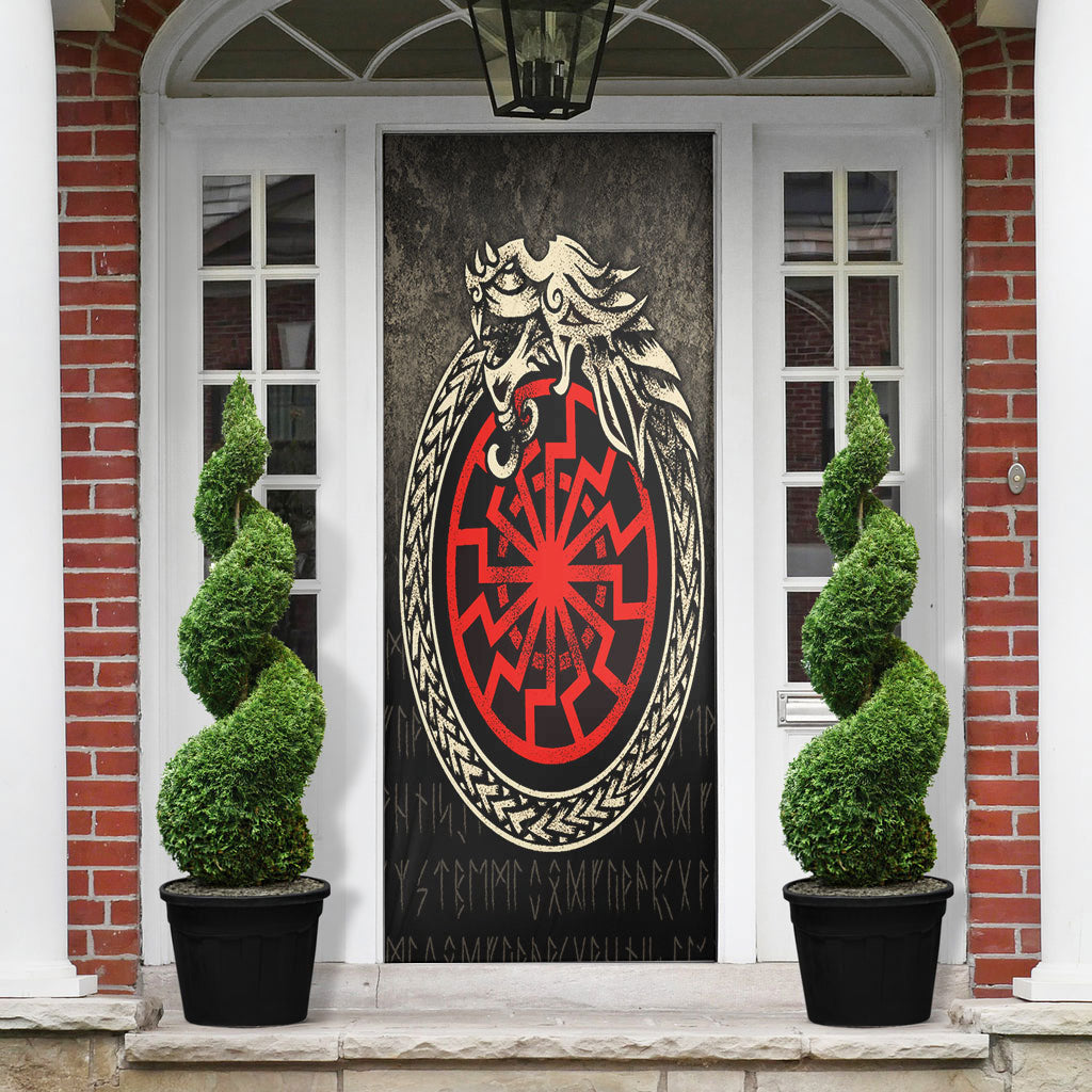 VikingStyle Door Sock -Viking Jormungandr Symbol Midgard Serpent Child ...