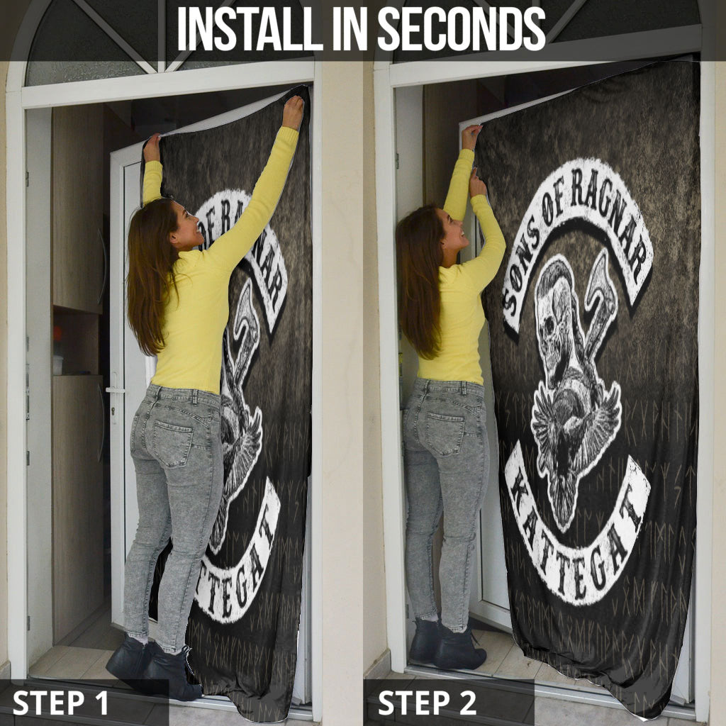 VikingStyle Door Sock - Sons Of Ragnar Kattegat Door Sock A7 – Viking Style