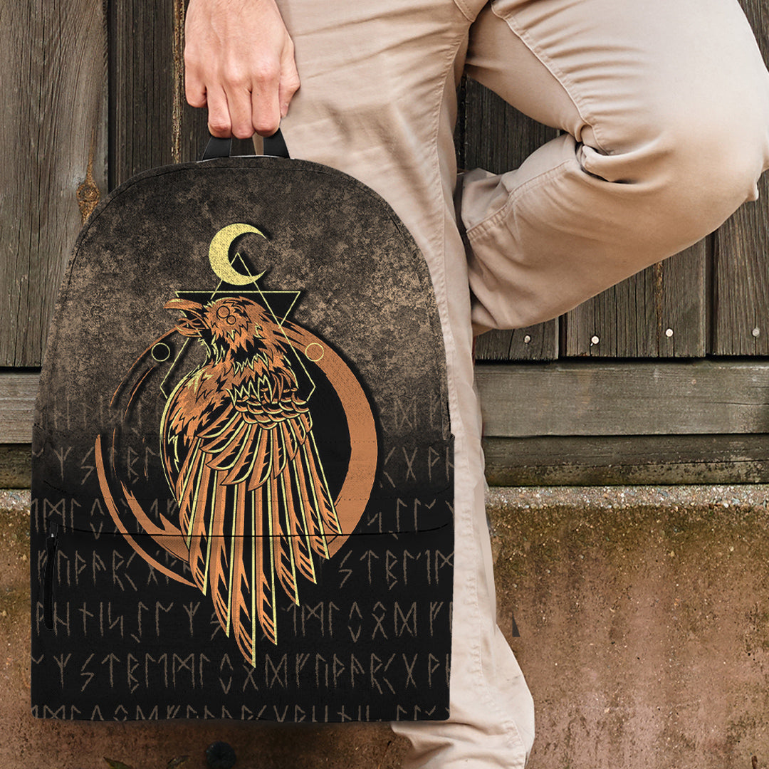 VikingStyle Backpack -Raven Viking Warrior Valhalla Norse Backpack A7 ...