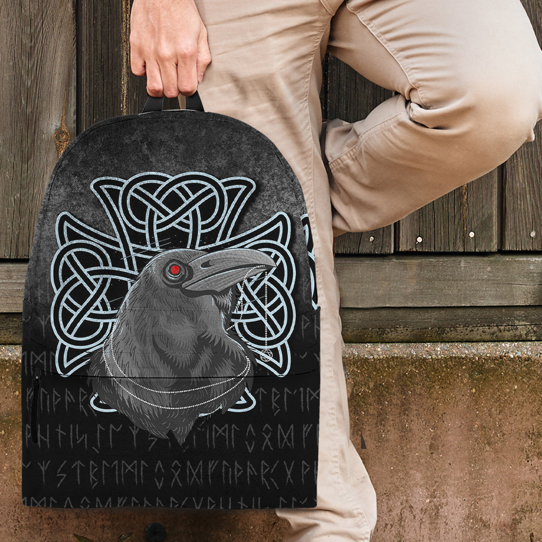 VikingStyle Backpack -Raven Viking Warrior Norse Backpack A7 – Viking Style