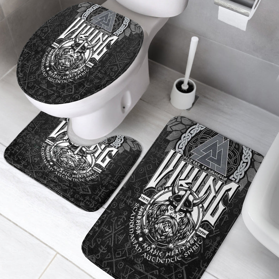 VikingStyle Bathroom Set - Viking Warrior Valknut Bathroom Set A94 ...