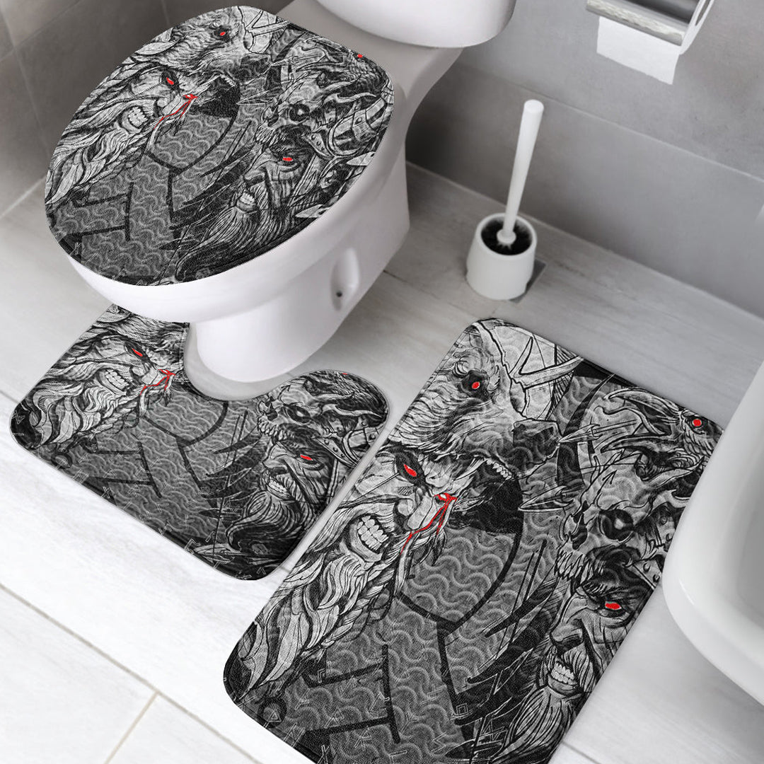 VikingStyle Bathroom Set - Norse Warrior Berserker Bathroom Set A94 ...