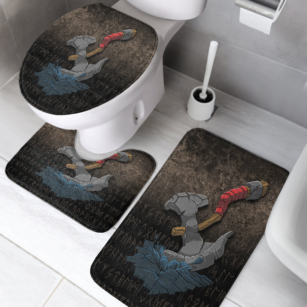 VikingStyle Bathroom Set -Viking Axe Norse Mythology Bathroom Set A7 ...
