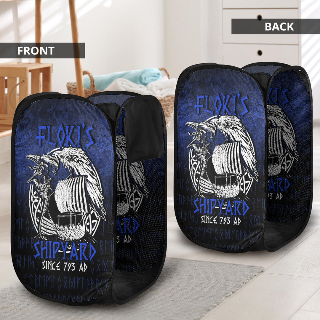 VikingStyle Laundry Hamper - Kattegat Longboat Raven Norse Mythology F ...
