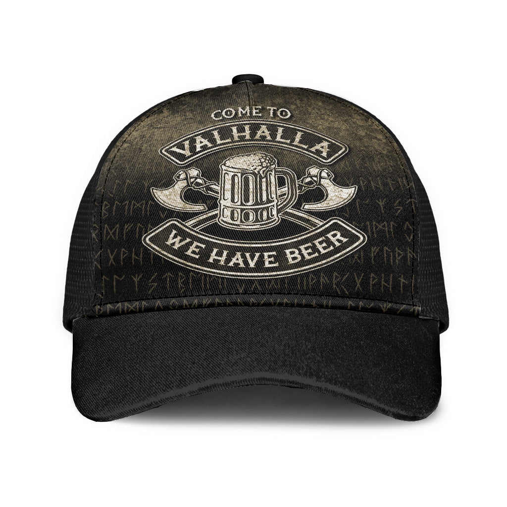 VikingStyle Mesh Back Cap - Cute Victory Or Valhalla Shield Maiden Nor ...