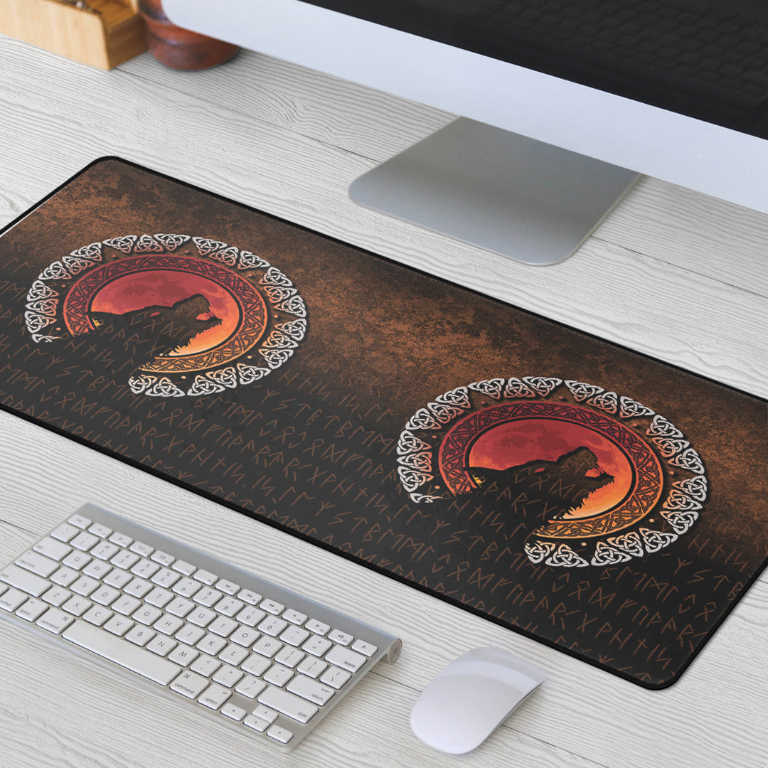 VikingStyle Mouse Mat -Fenrir Norse Wolf Son of Loki Mouse Mat A7 ...