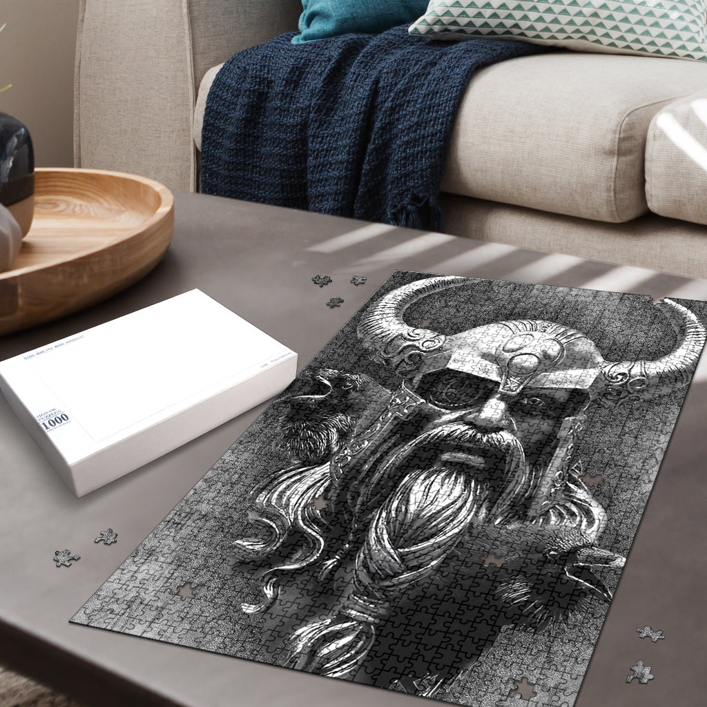 VikingStyle Jigsaw Puzzle - Raven Viking Odin Jigsaw Puzzle A95 ...