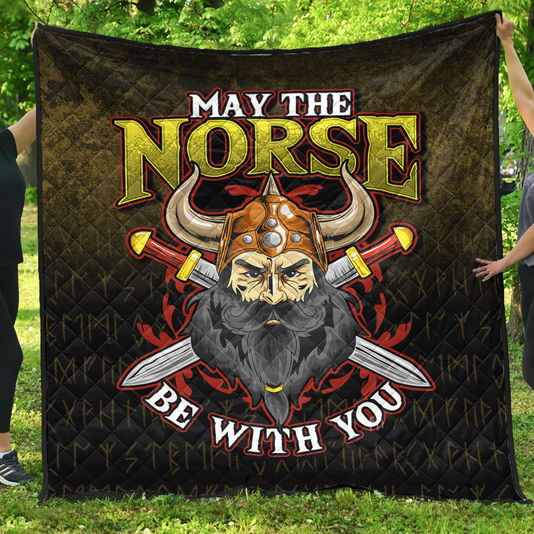 VikingStyle Quilt - May The Norse Be With You Quilt A7 – Viking Style
