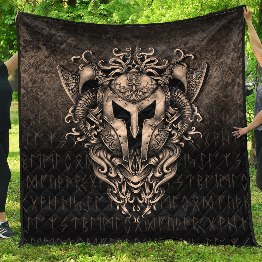 VikingStyle Quilt - The Armor Of Viking - Gold Version Quilt A7 ...