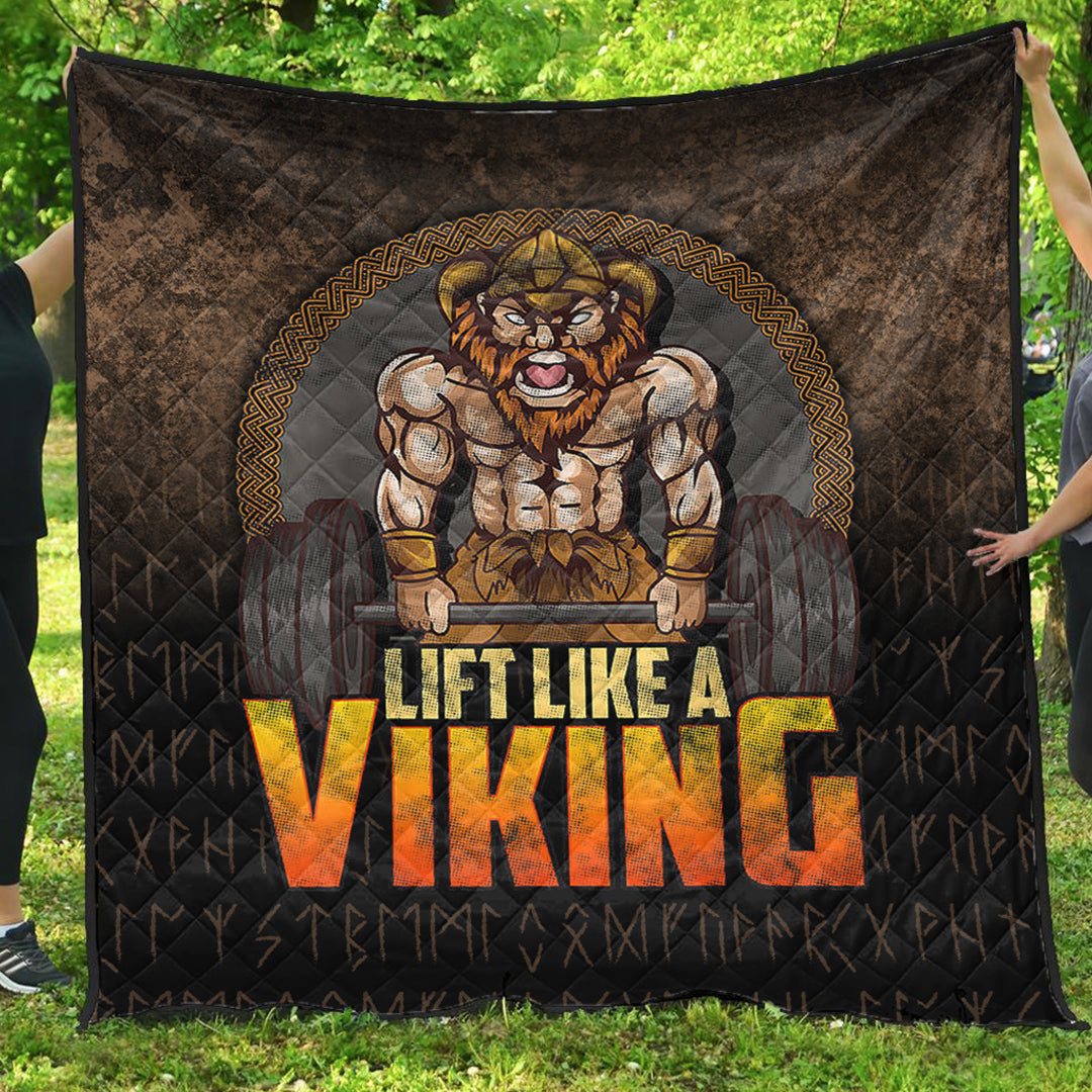 VikingStyle Quilt - Lift Like A Viking Quilt A7 – Viking Style