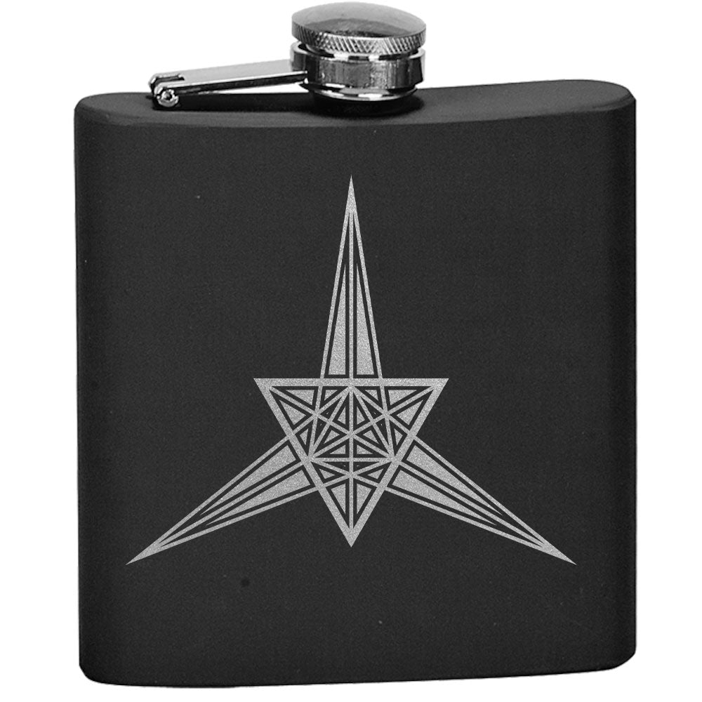 Viking Style Flask - Abstract Horned Dragon Flask A95 | Viking Style