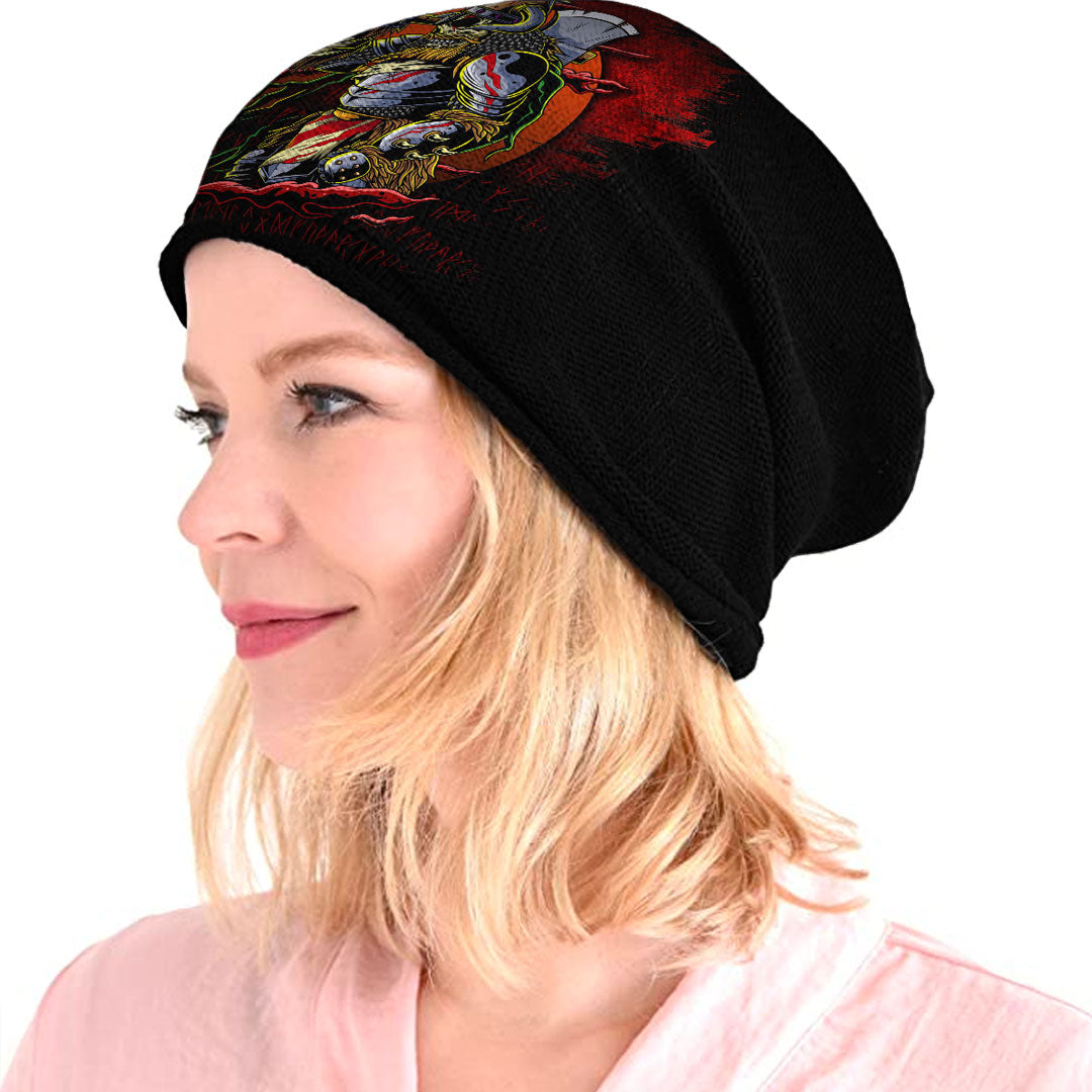 VikingStyle Beanie Hat - Samurai Viking Warrior Ronin Berserk Armor Axe ...