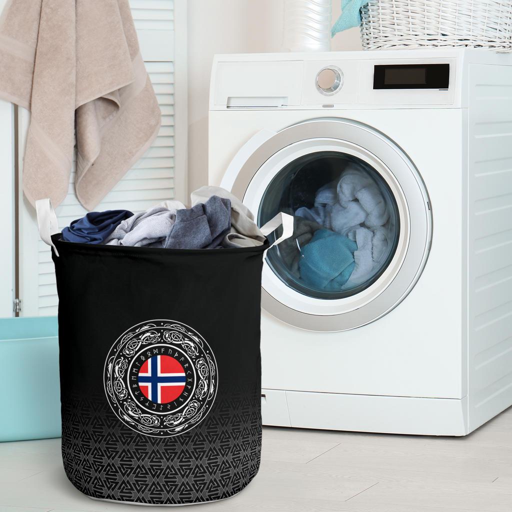 Viking Style Laundry Basket - Norway Coat Of Arms | High Quality ...